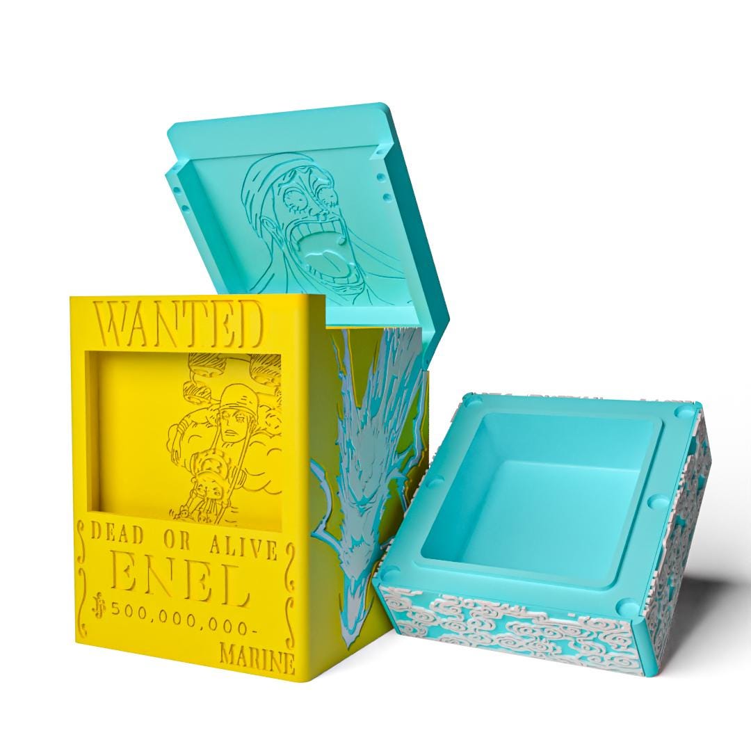 Enel Deckbox - OPTCG Box - Stores Cards - Etsy