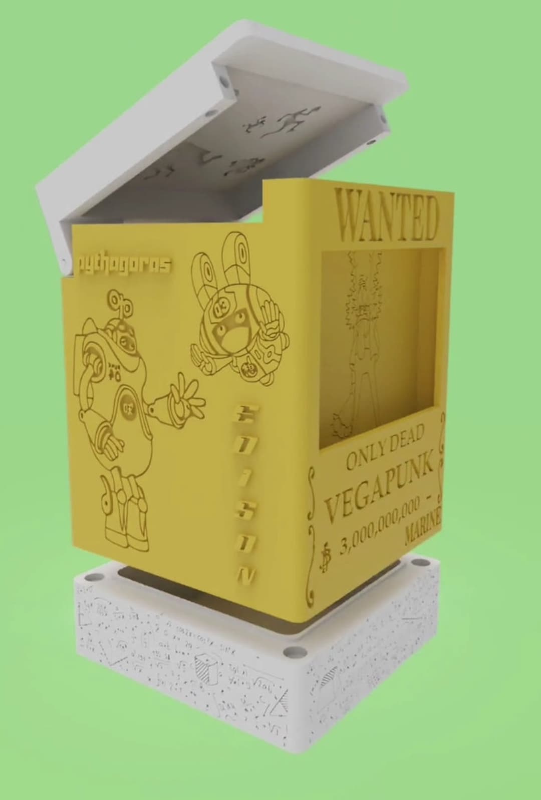 Vegapunk Deckbox - OPTCG - +60 Cards - Etsy