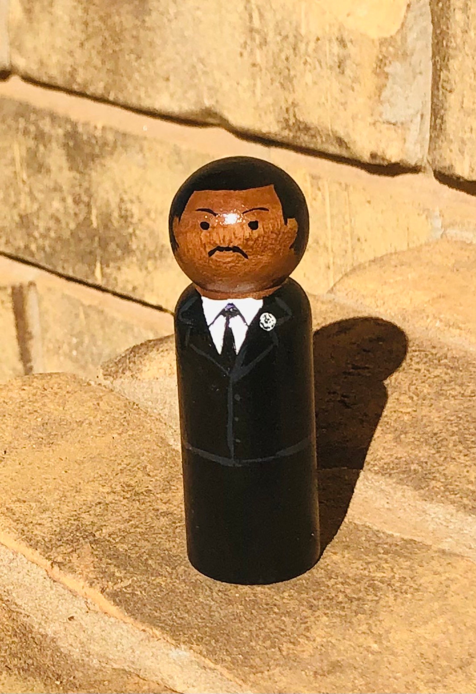 Martin Luther King Jr. Peg Doll - Etsy