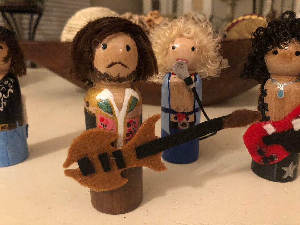 Led Zeppelin Peg Doll Set | Etsy