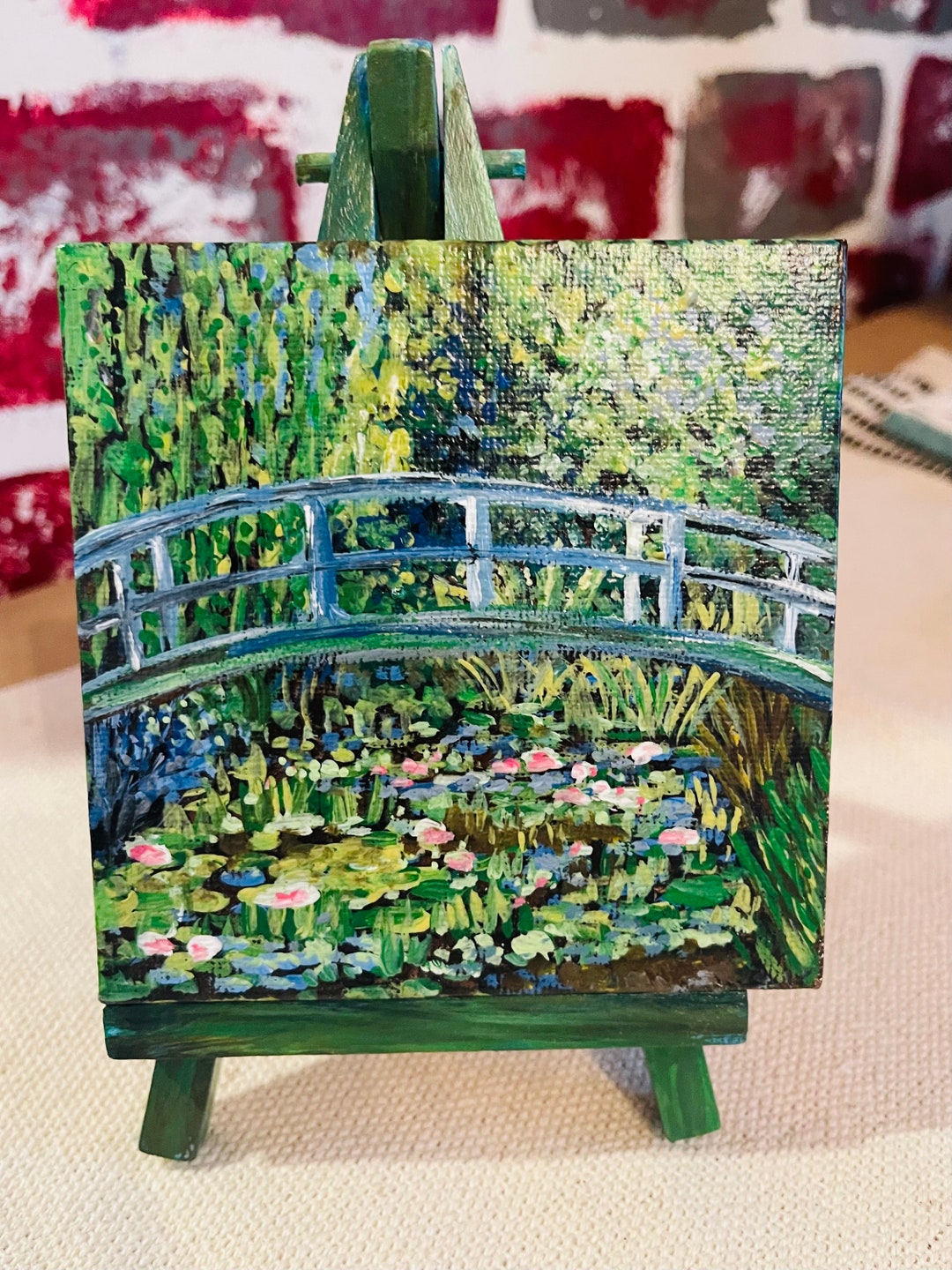 Miniature Monet Painting - Etsy