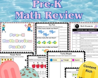 Lower Elementary Math – Summer Review Packet Bundle - Etsy