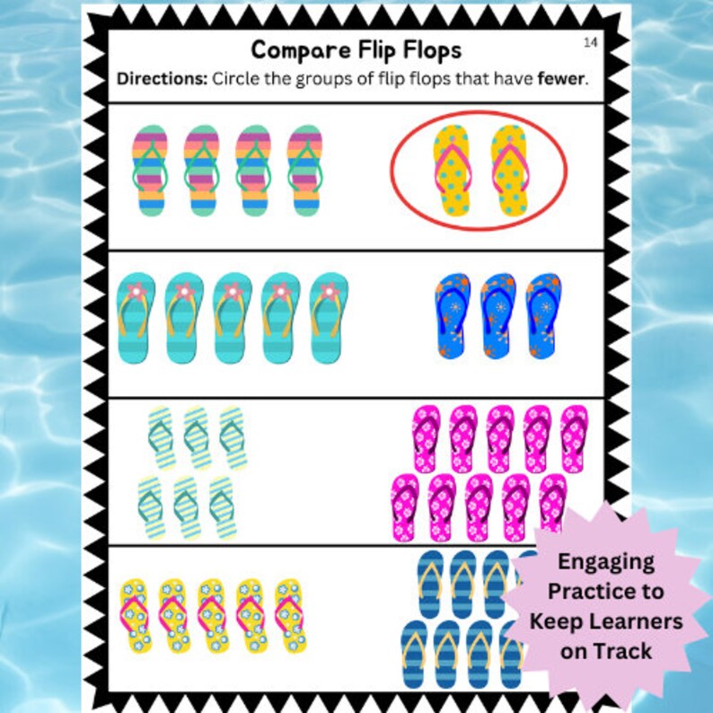 Prek Math – Summer Review Packet - Etsy