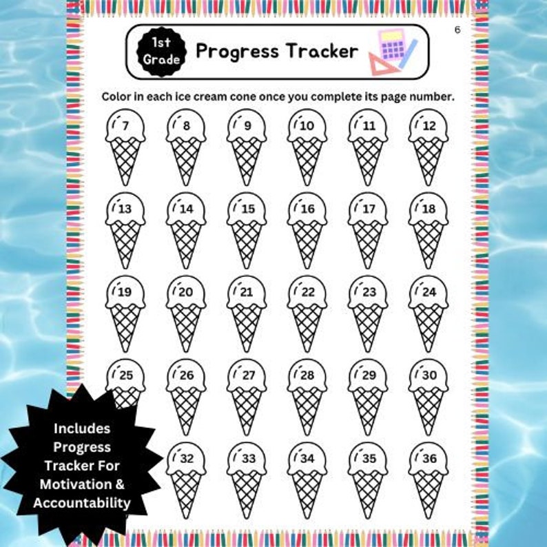 1st Grade Math - Summer Review Packet - Etsy