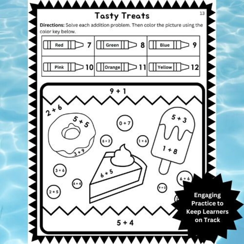 1st Grade Math - Summer Review Packet - Etsy