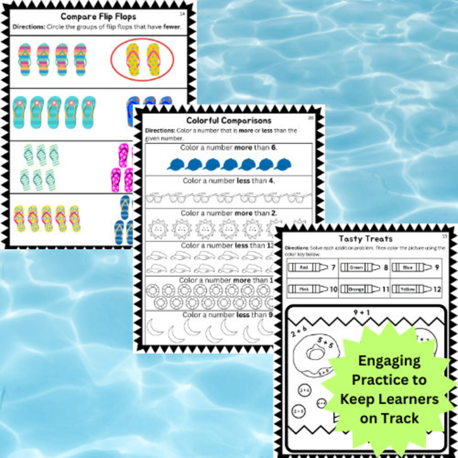 Lower Elementary Math – Summer Review Packet Bundle - Etsy