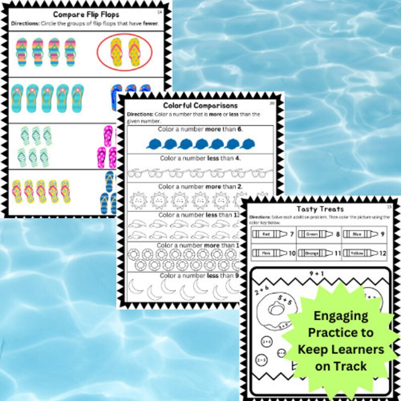 Lower Elementary Math – Summer Review Packet Bundle - Etsy