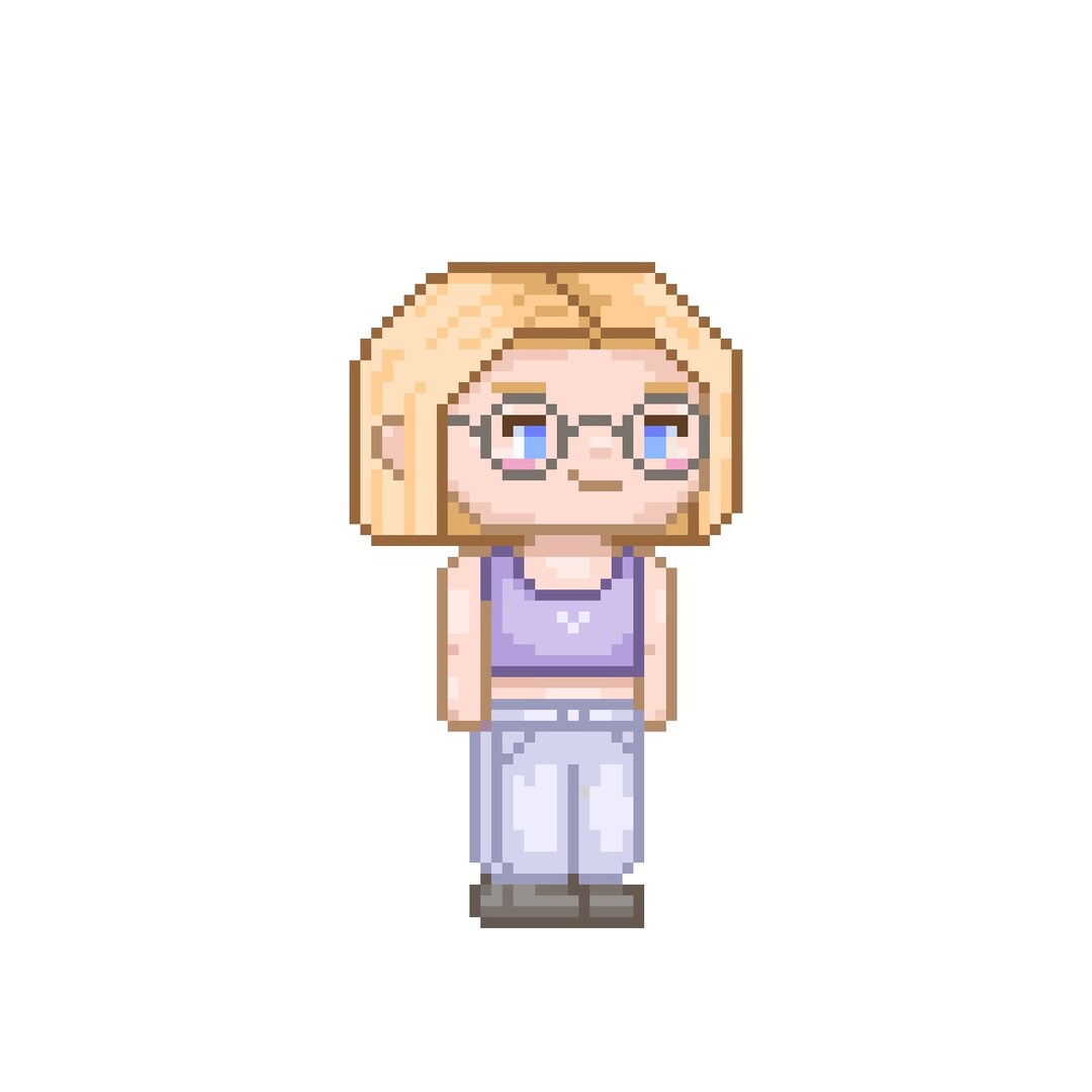 Custom Pixel Character Portrait - Etsy