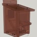 Eastern Bluebird Roosting Box 3D Sketchup File - Etsy