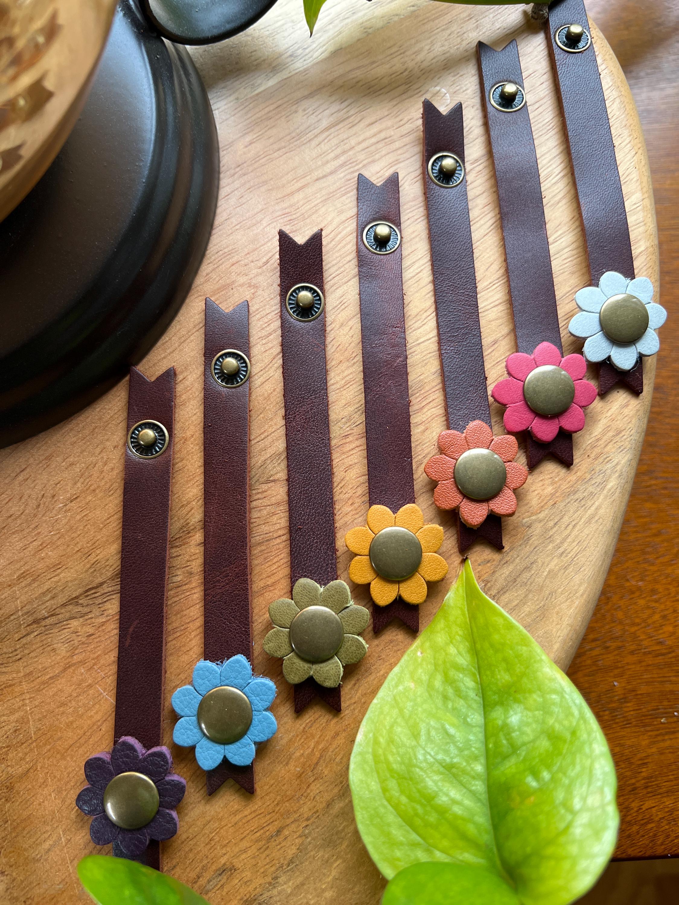 Handmade Baby Flower Strap Snap Charm / Cord Tie - Etsy