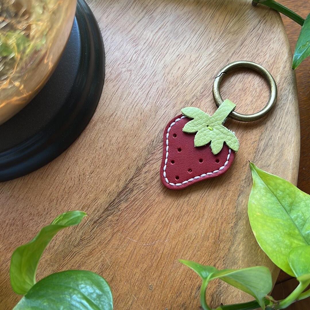 Handmade Ruby-berry Bag Charm - Etsy