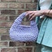 The Dumpling Bag | Crochet Purse Pattern, Chunky Tshirt Yarn ...