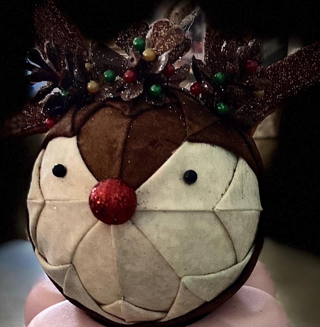 Reindeer Handmade Quilted Ornament No Sew Heirloom Christmas Gift - Etsy