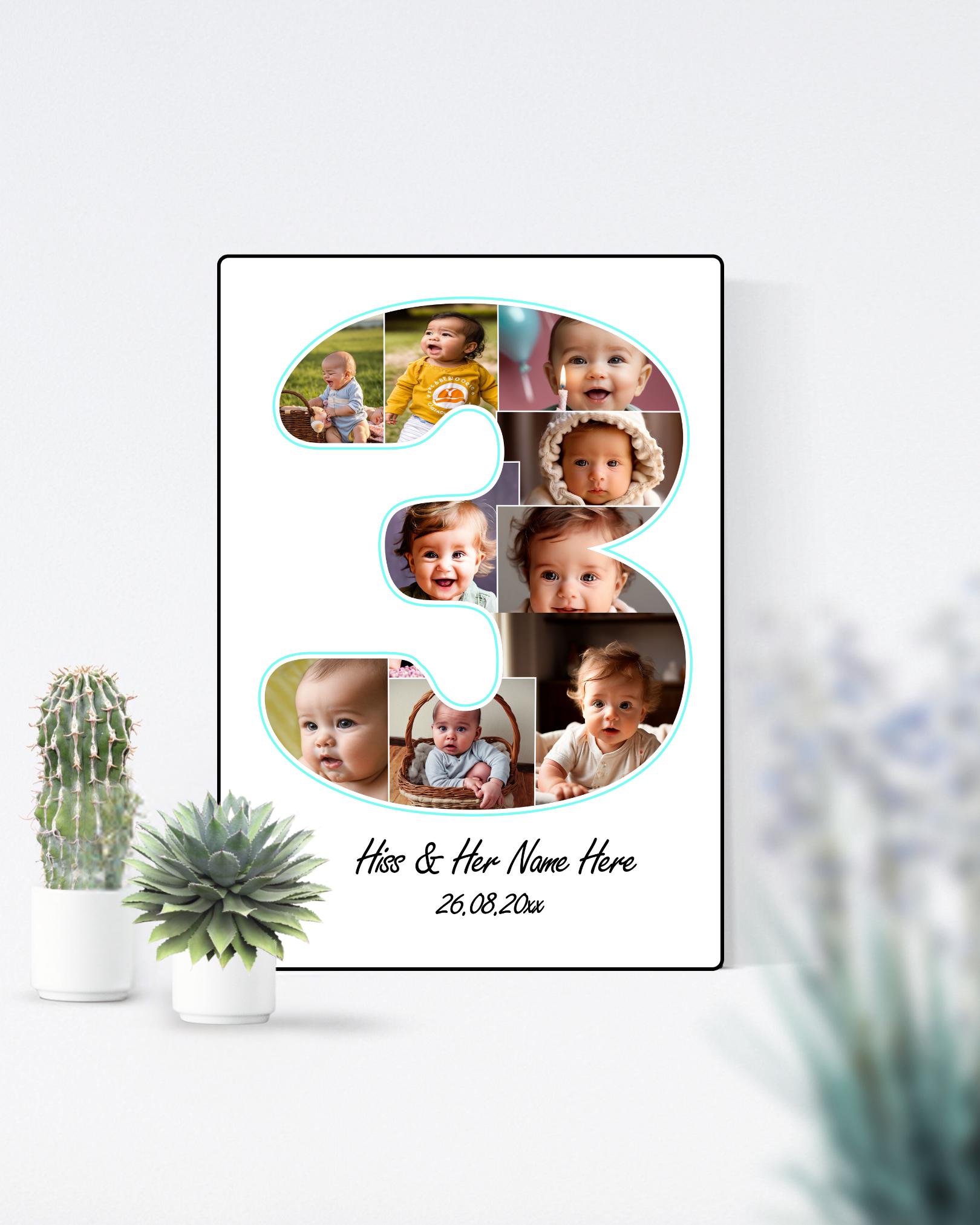 Personalized Birthday Photo Collage Custom Birthday Gift Birthday ...