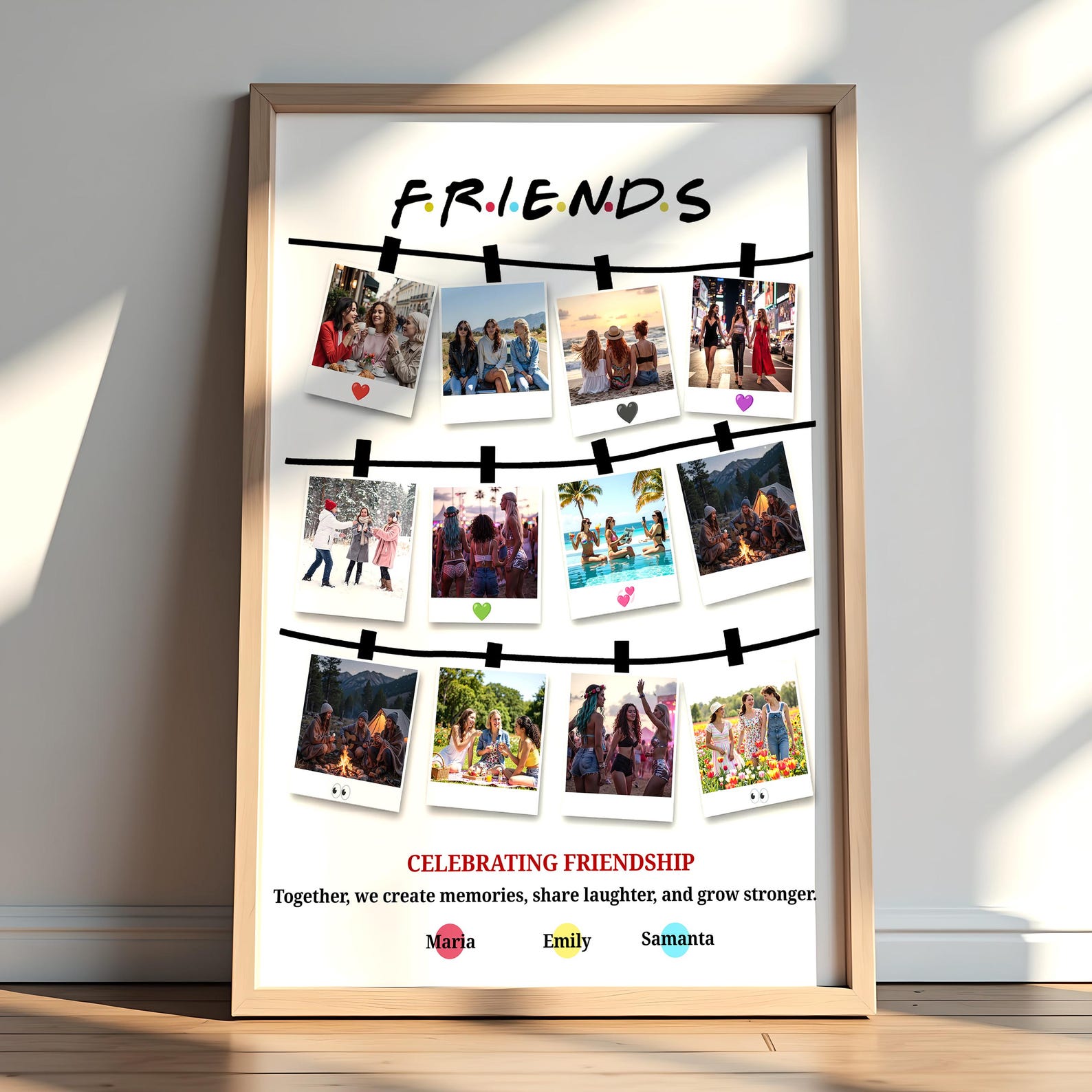 Personalized Best Friend Photo Collage – Special BFF Photo Gift & Best ...
