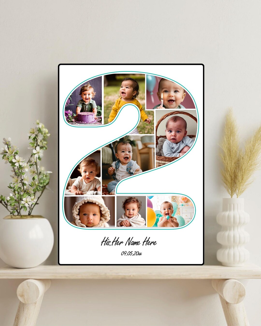 Personalized Birthday Photo Collage | Custom Birthday Gift | Birthday ...