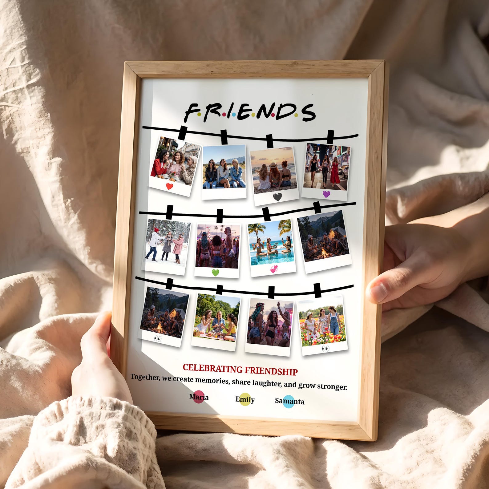 Personalized Best Friend Photo Collage – Special BFF Photo Gift & Best ...