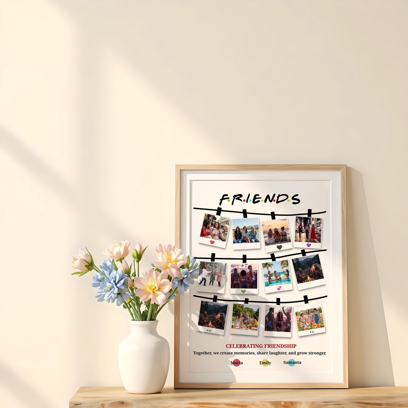 Personalized Best Friend Photo Collage – Special BFF Photo Gift & Best ...