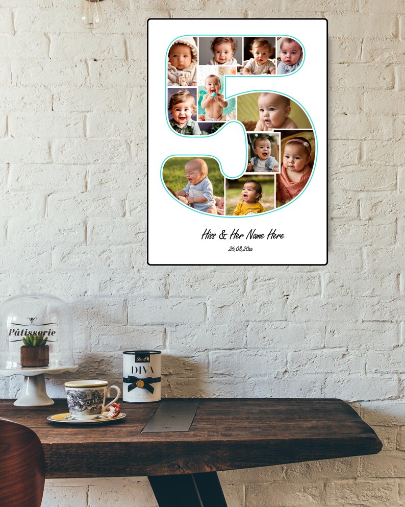 Personalized Birthday Photo Collage Custom Birthday Gift Birthday ...