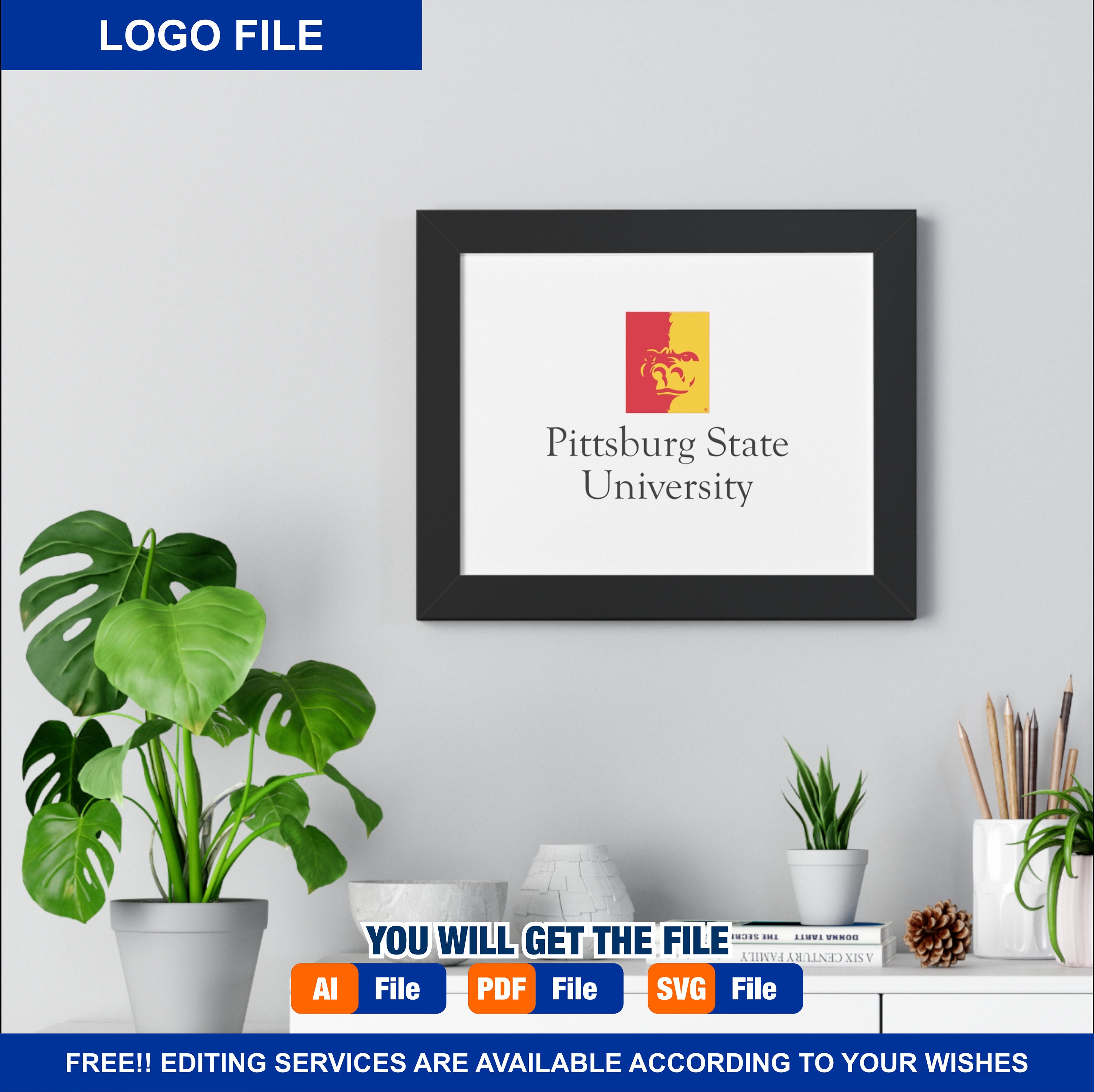 Pittsburg State, Logo AI, Logo SVG, Logo PDF, Best Logo, Best Vectors ...