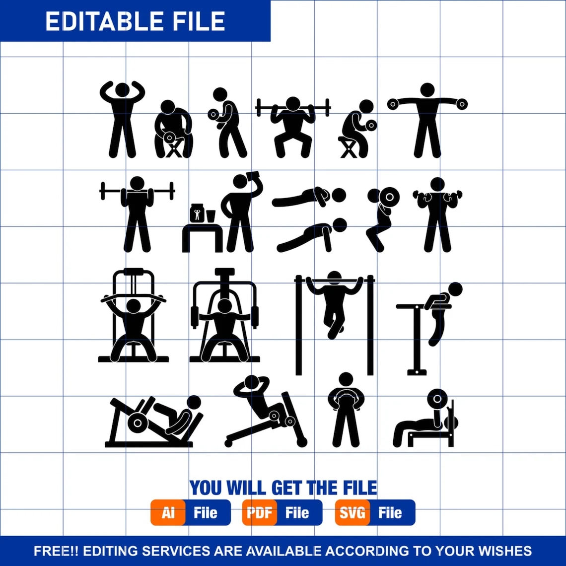 Gym Gymnasium Body Muscle Build Building Exercise Athlete Barbell ...