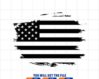 Distressed American Flag SVG USA Flag Svg 4th July Svg USA Flag ...