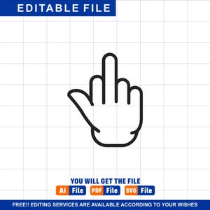 Tumb Middle Finger Svg Png , Middle Finger Clipart, Middle Finger SVG ...