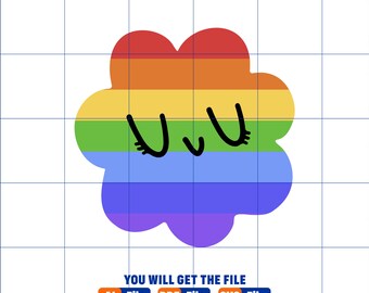 Pride Love Rainbow Bundle SVG Files Pride Heart Cut Files LGBTQ Love ...