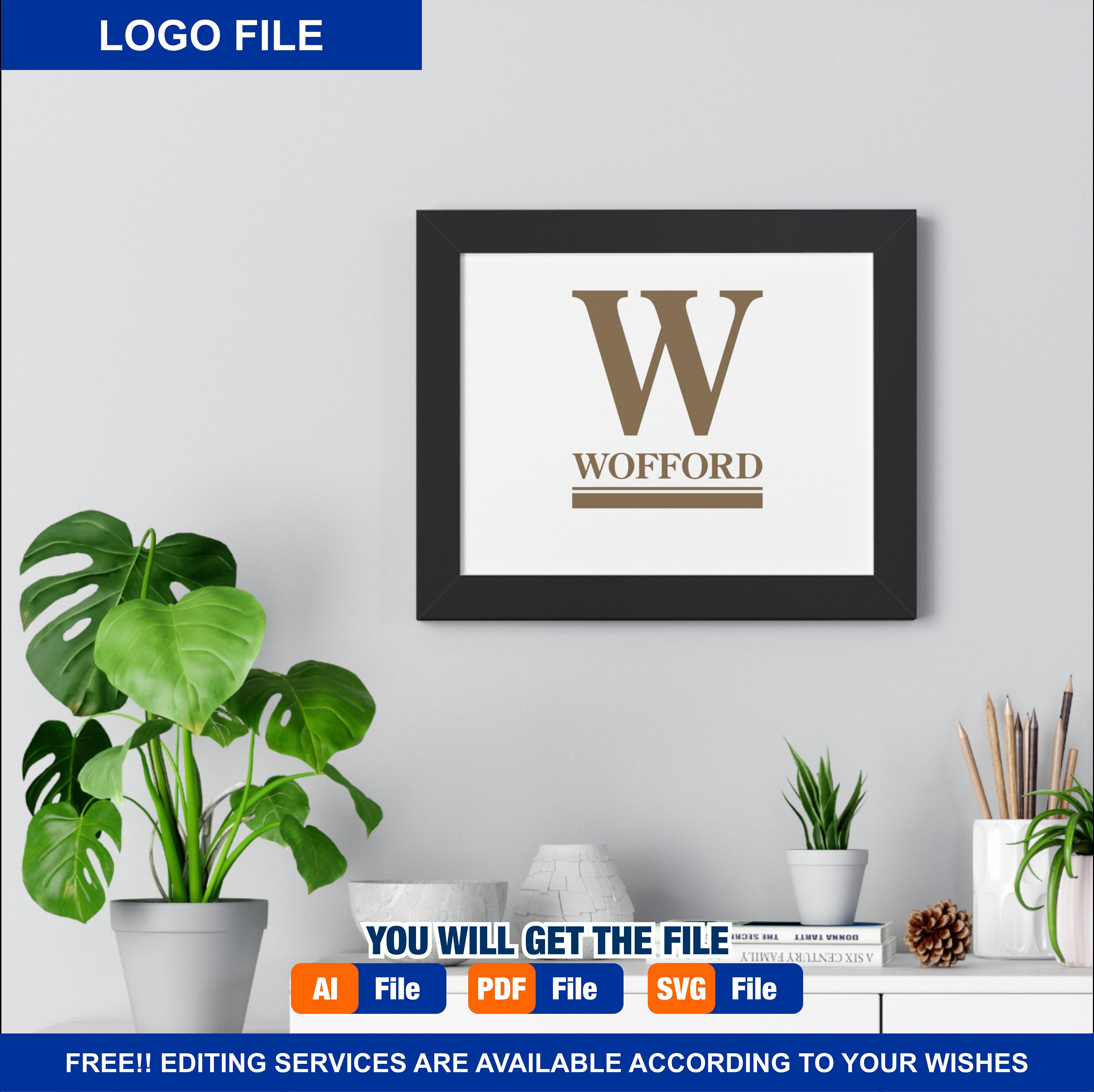 Wofford, Logo AI, Logo SVG, Logo PDF, Best Logo, Best Vectors, Vector ...