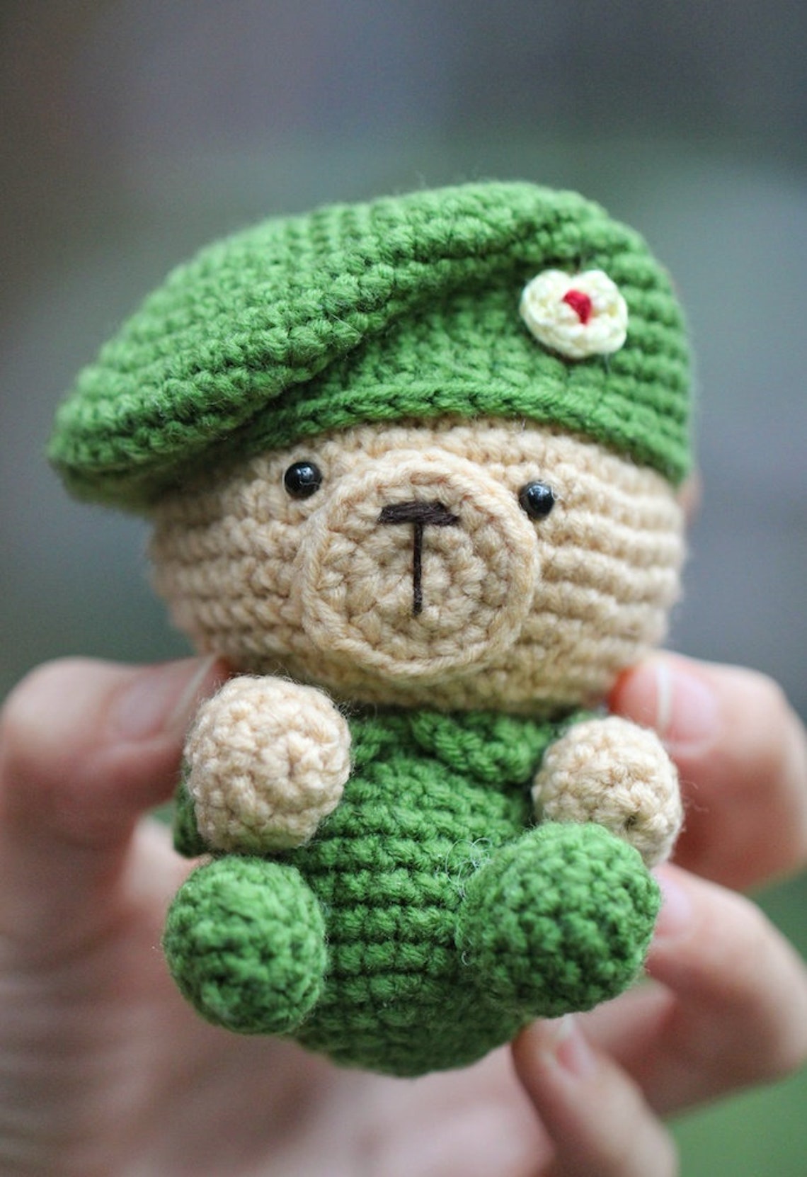 Amigurumi Crochet Pattern (PDF in English): Crochet Soldier Bear ...