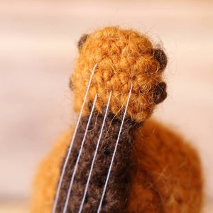 Crochet Cello Amigurumi Pattern: Miniature String Instrument (PDF) - Etsy