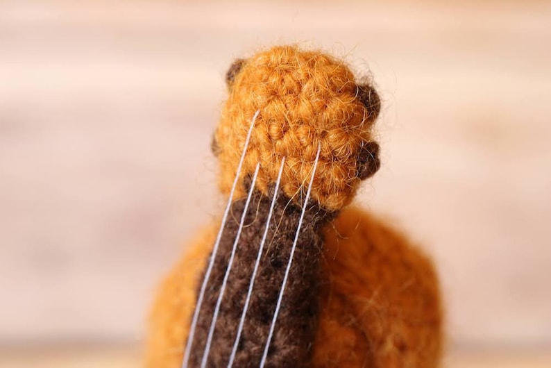 Crochet Cello Amigurumi Pattern: Miniature String Instrument (PDF) - Etsy