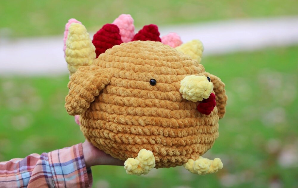 Amigurumi Crochet Pattern (PDF in English): Jumbo Turkey, Thanksgiving ...