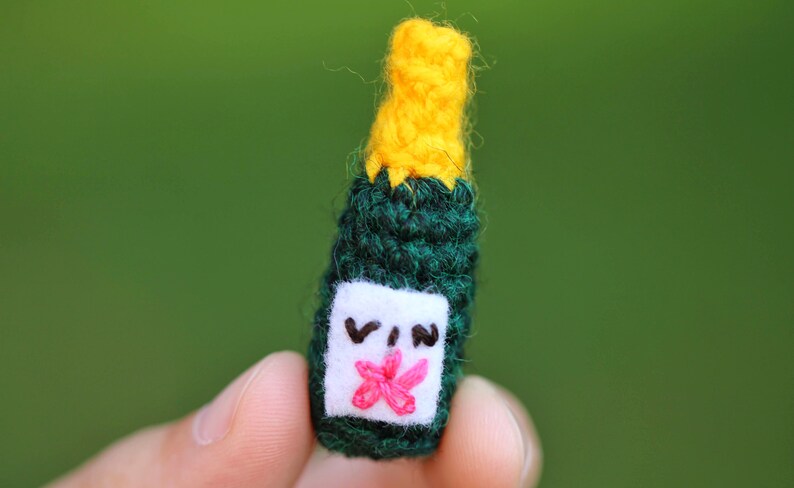 Amigurumi Crochet Pattern (PDF in English): Crochet Wine Bottle ...