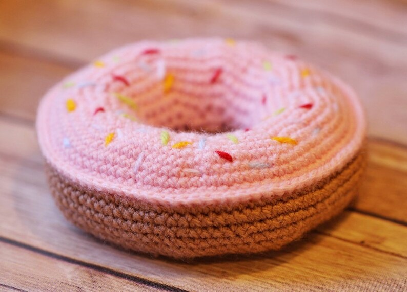 Amigurumi Crochet Pattern (PDF in English): Amigurumi Donut, Donut Play ...