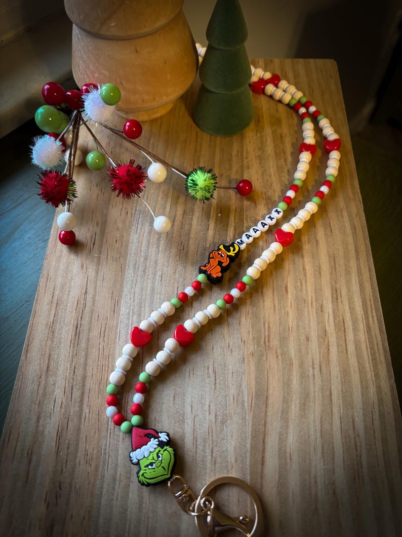 Maaxx Grinch Teacher Lanyard With Personalization Available. This ...