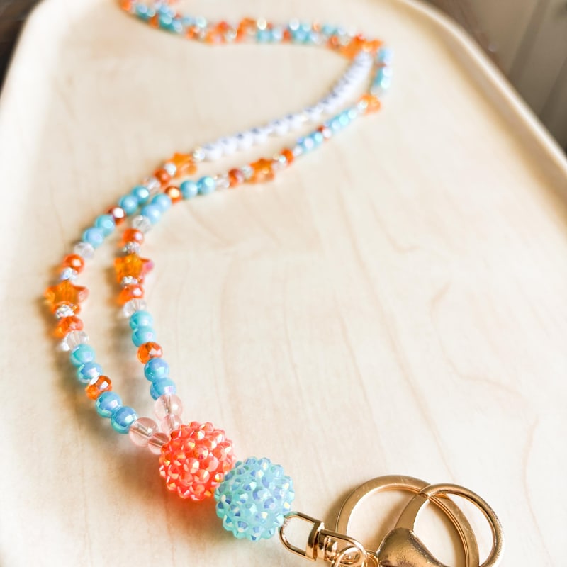 Teacher Life Blue Lanyard - Etsy