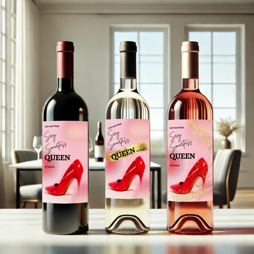 3x Designs Funny Printable Wine Label, Instant Download, Perfect for ...