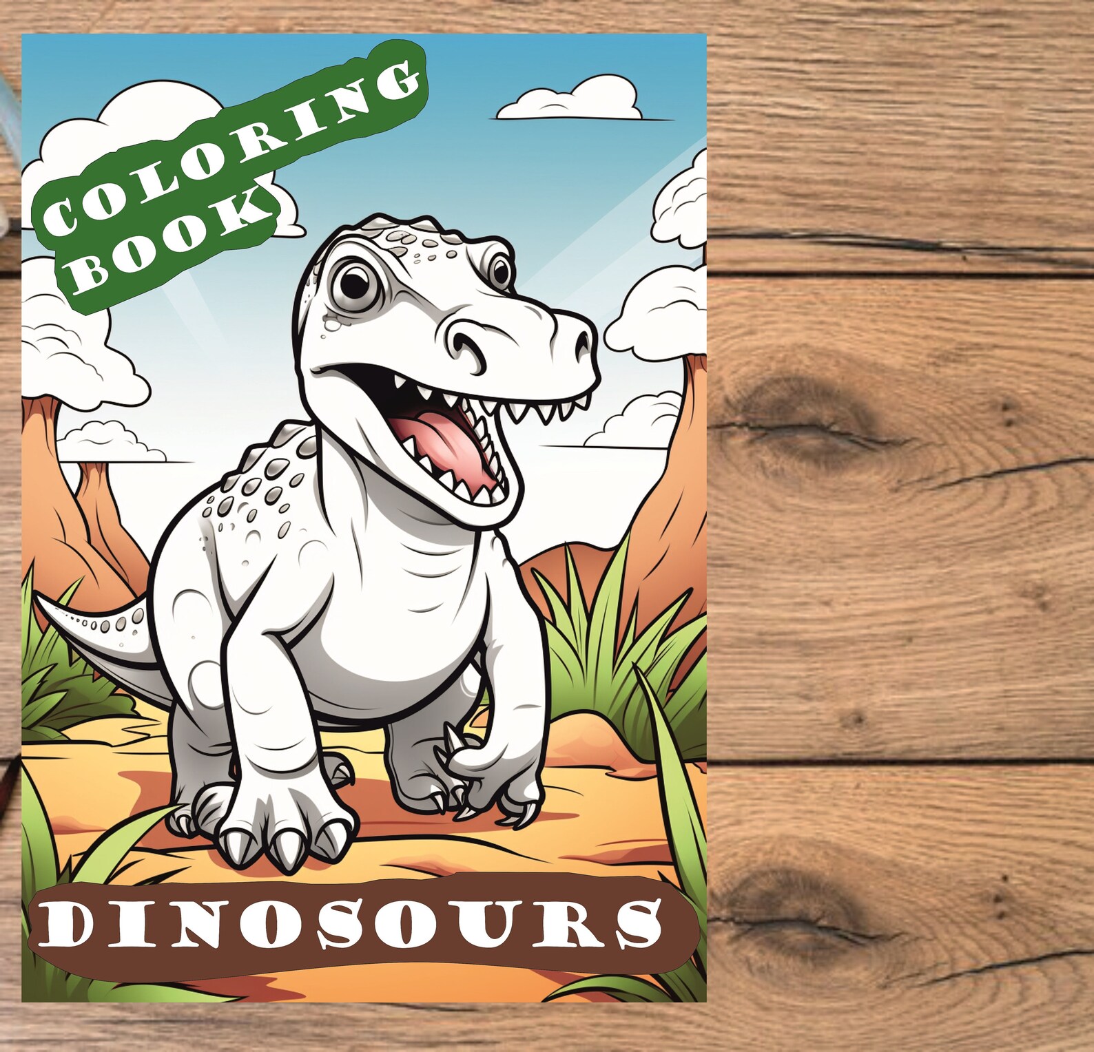 Printable Dinosours Coloring Book, Dinosours Coloring Book for Kids ...