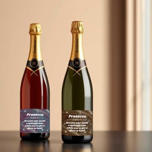 Funny Prosecco Bottle Label, New Year Prosecco for Celebration ...