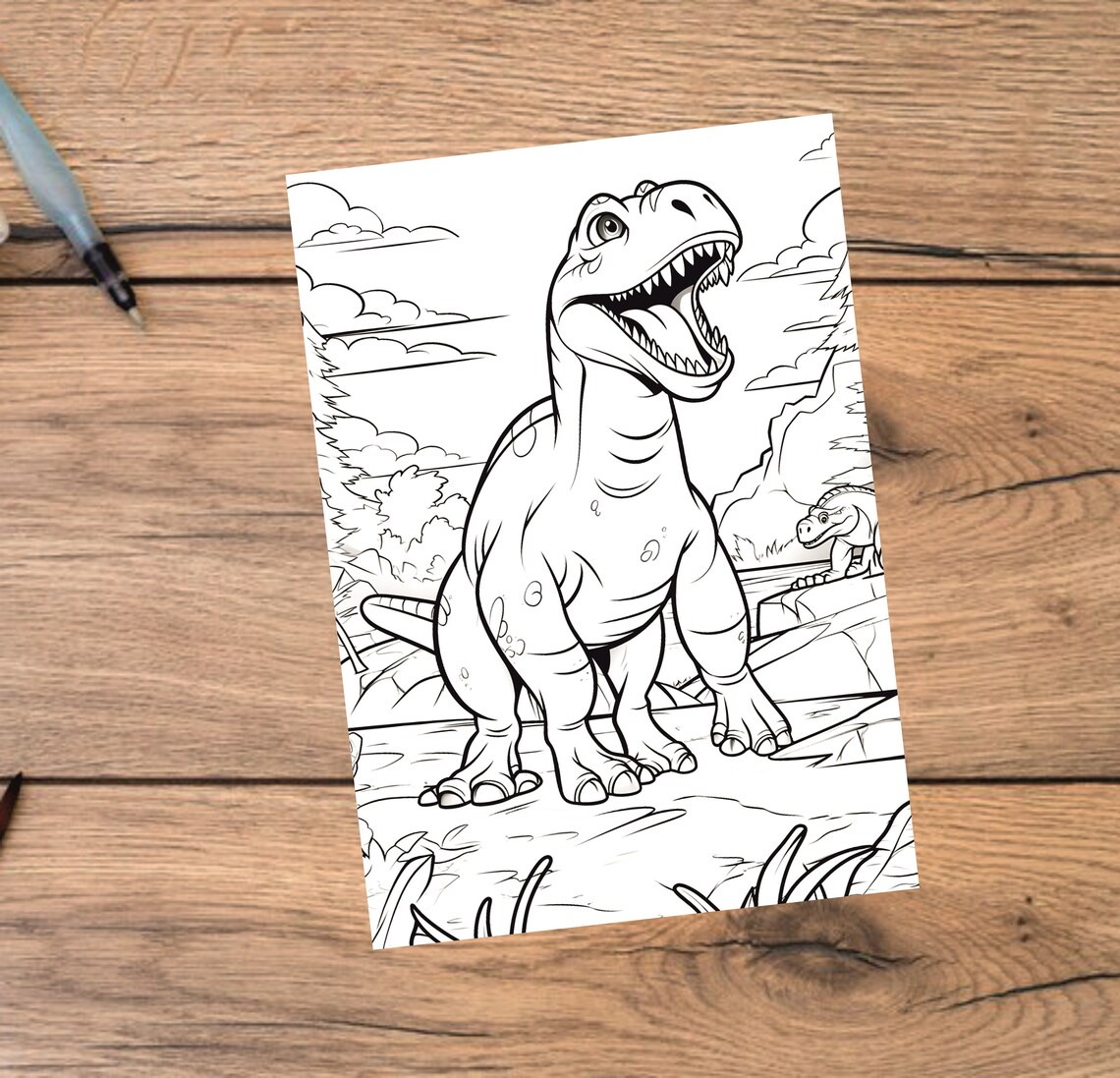 Printable Dinosours Coloring Book, Dinosours Coloring Book for Kids ...
