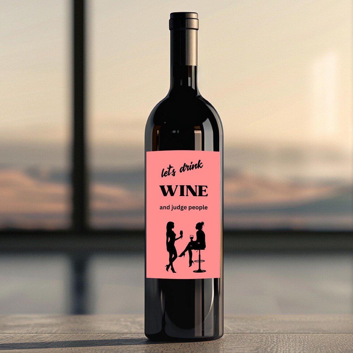 Funny Printable Wine Label, Instant Download, Perfect for Gifts ...