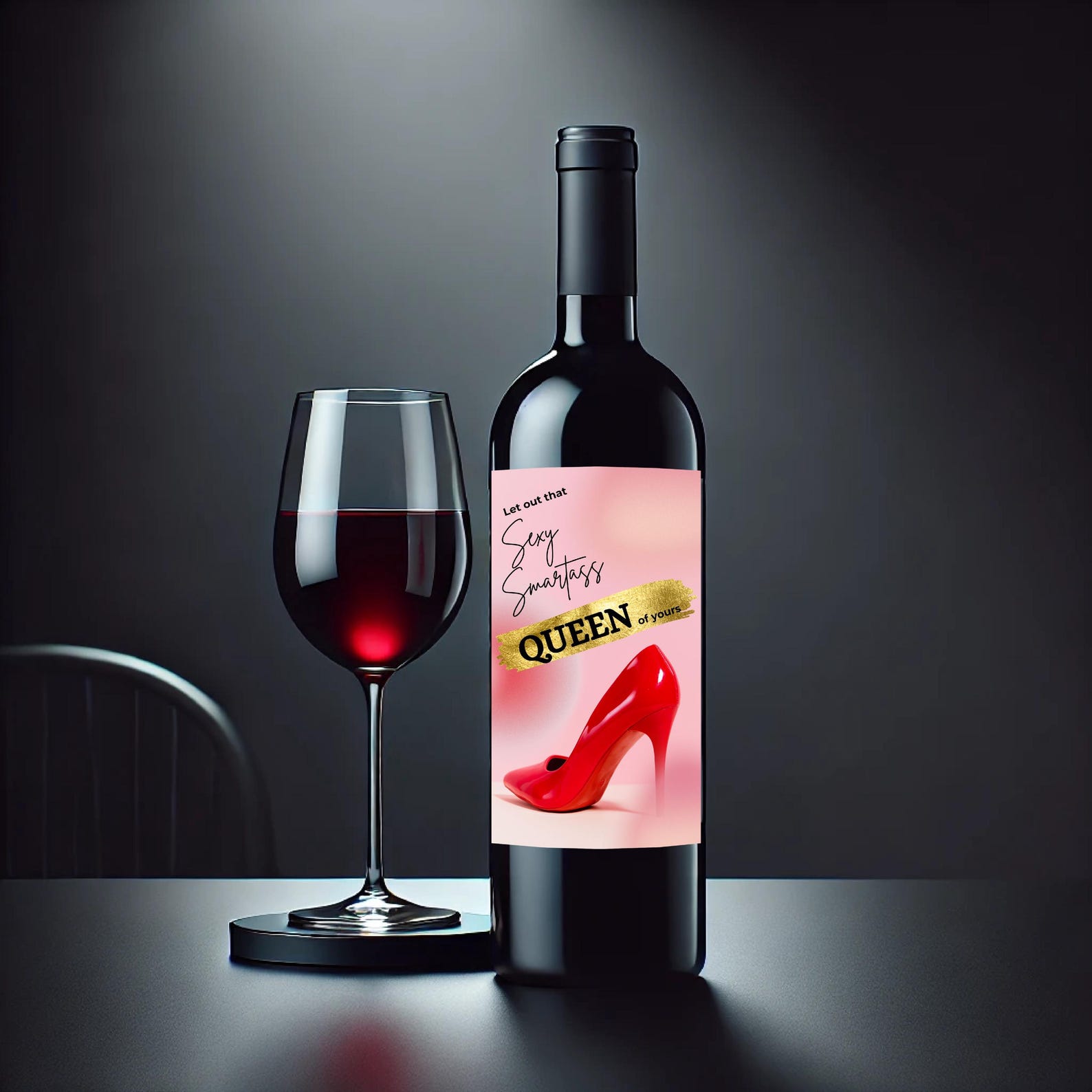 3x Designs Funny Printable Wine Label, Instant Download, Perfect for ...