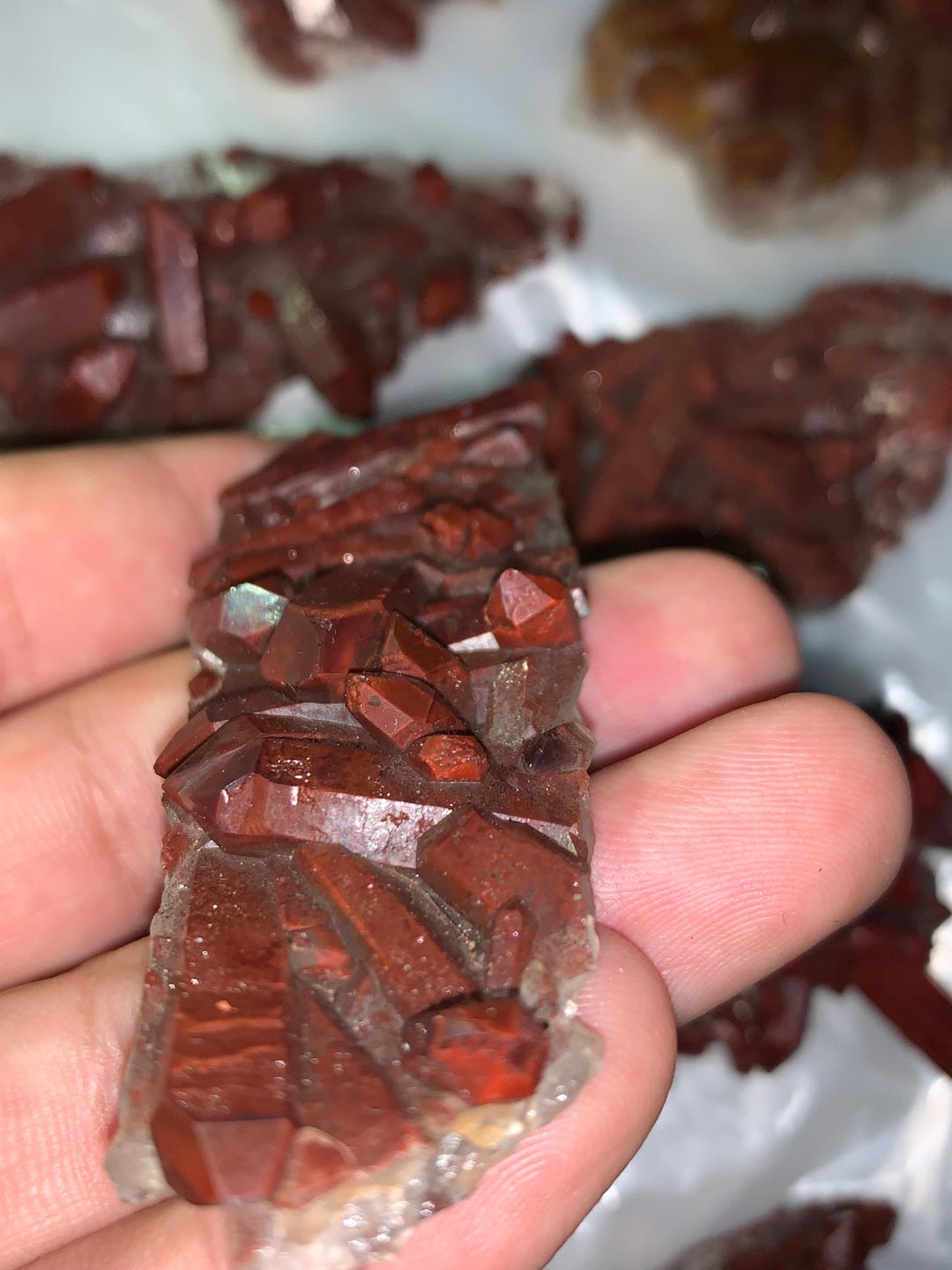 8pcs Rare Natural Red Quartz Box - Etsy