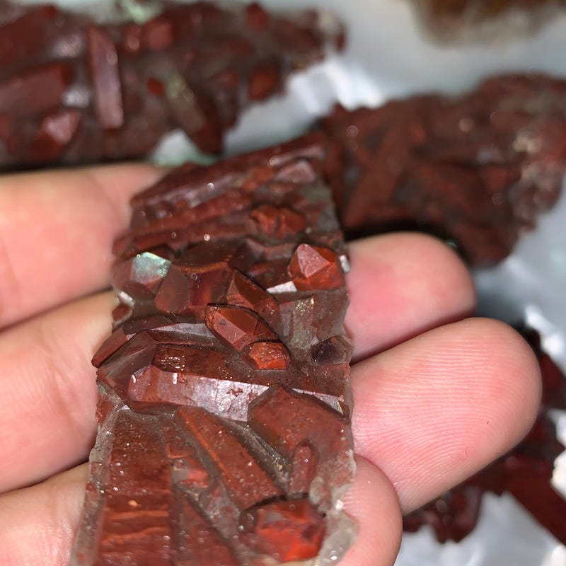 Red Quartz - Etsy