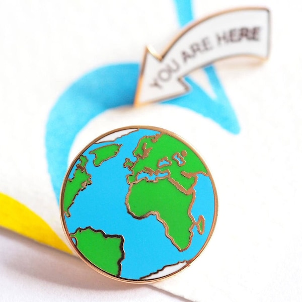 Earth Pins - Etsy