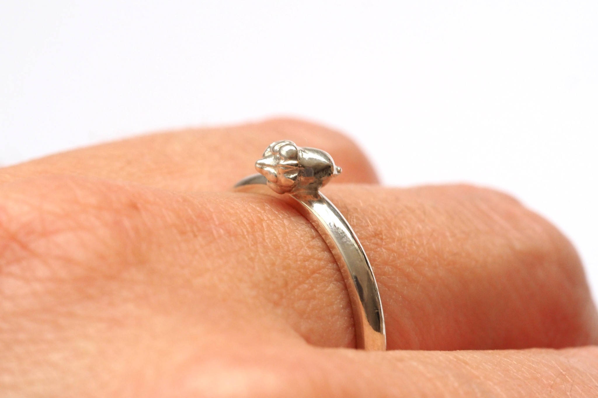 Acorn Ring Sterling Silver Ring Nature Ring Gift for Her | Etsy