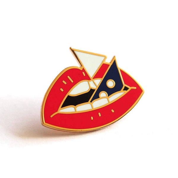 Lips Pin - Etsy