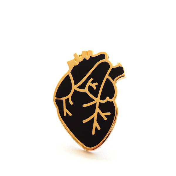 Heart Pin - Etsy