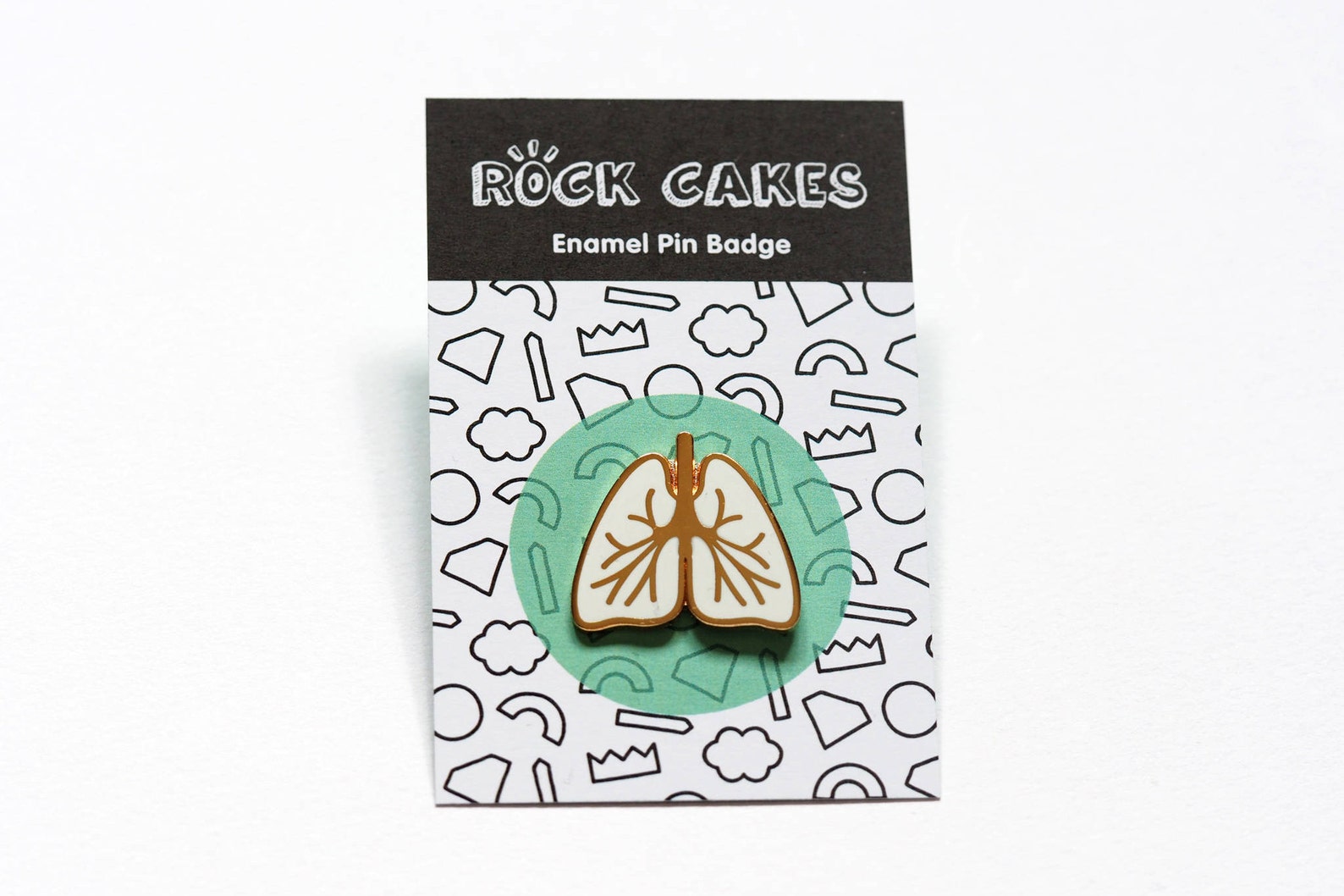 Lungs Enamel Pin Badge Mindfulness Brooch | Etsy